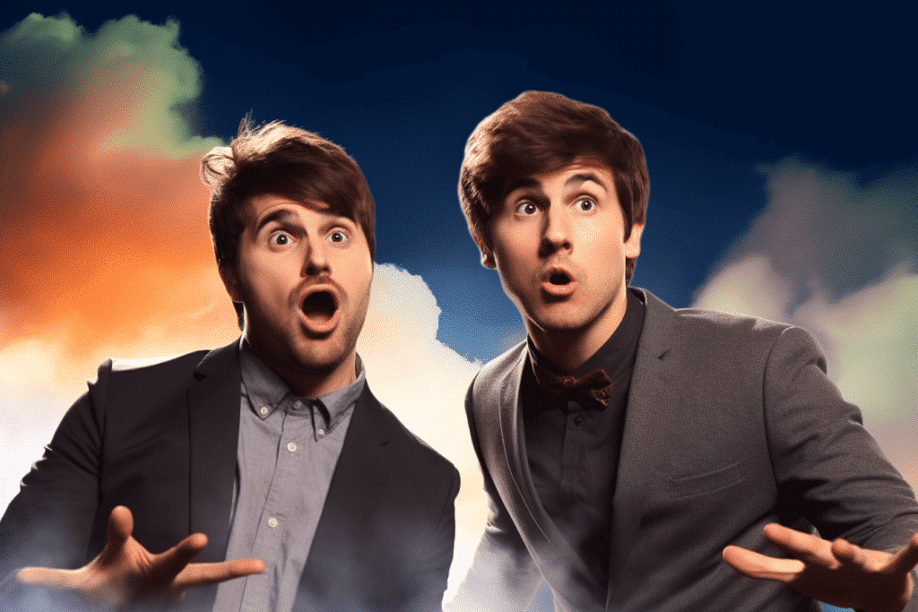 Smosh-Gründer Anthony Padilla und Ian Hecox schließen sich zusammen, um ...